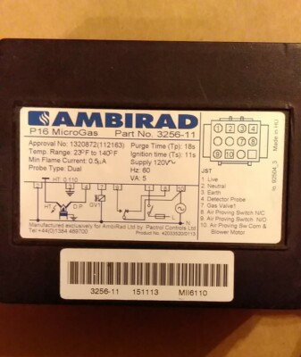 AmbiRad P16 MicroGas Part no. 3256-11 | eBay