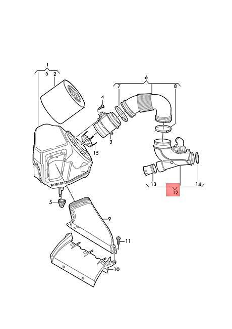 Genuine AUDI A4 Avant S4 quattro A5 S5 Cabriolet Connection Piece ...