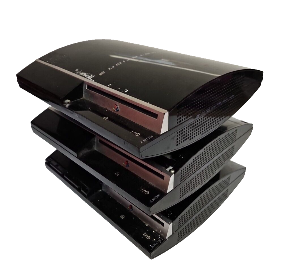 Sony Playstation 3 Game Console PS3 Job Lot Of 3 Units Untested ...