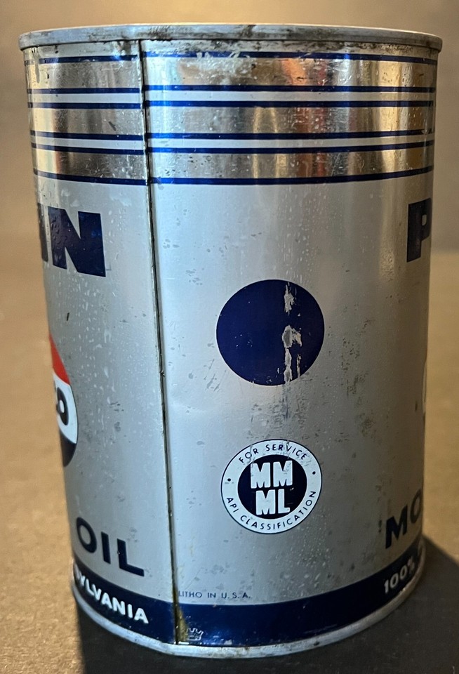 PENN AMOCO Motor Oil Can 1 qt. - Gas & Oil | eBay
