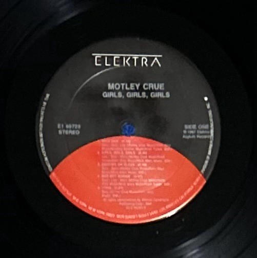 MOTLEY CRUE-GIRLS, GIRLS, GIRLS-1987 ELEKTRA E1 60725-VINYL LP NM-/VG+ | eBay