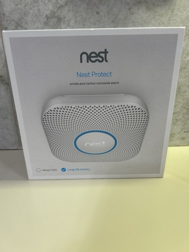Google Nest Protect Battery Operated Smoke Carbon Monoxide Alarm 06A ...