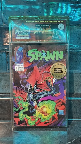 FACTORY SEALED SPAWN COMIC LIMITED EDITION COLLECTORS PACK FULL SET ...