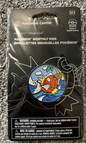 Magikarp POKÉMON MONTHLY PINS Habitat Pin (5 of 12) Pokemon Center ...