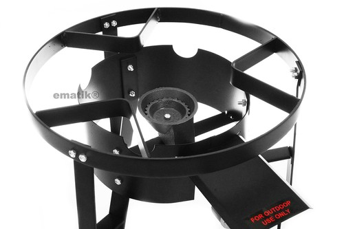 Cazo 16 Set Stainless Steel with High Pressure Burner Heavy Duty Stand ...