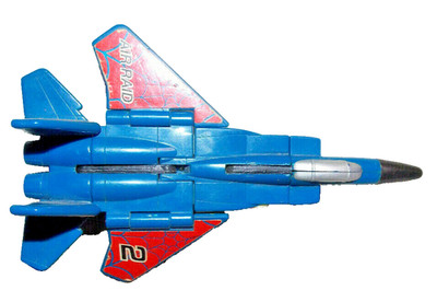 1985 Hasbro AIR RAID Autobot, Vintage Blue & Red Jet Transformer Jet ...