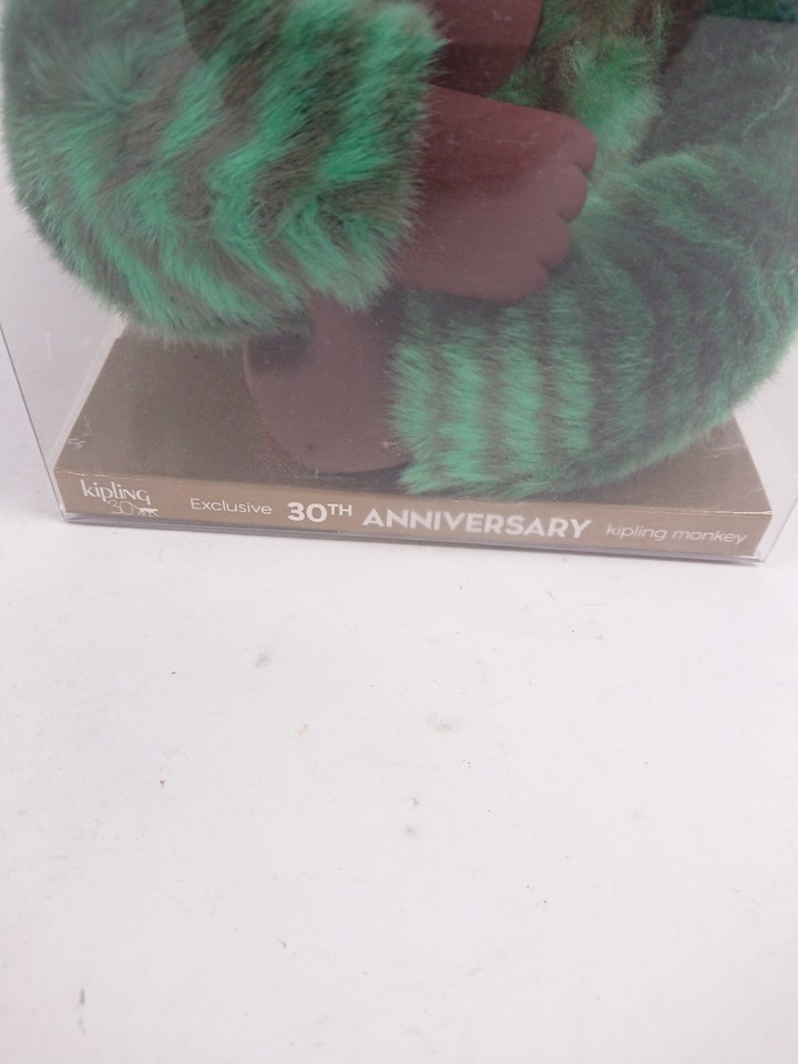 Kipling 30th Anniversary Arnold Elf Monkey Xmas Green Exclusive Gift ...