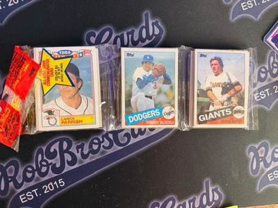1985 Topps Baseball Unopened Rack Pack - Puckett, Clemens, McGwire ...