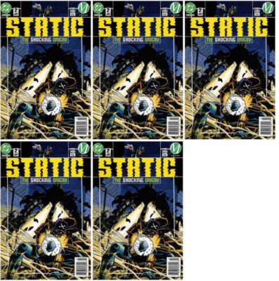 Static #2 Newsstand Cover (1993-1997) DC Comics - 5 Comics | eBay