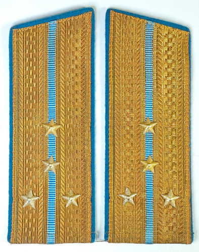 Original USSR Soviet Russia Air Force Captain epaulets Shoulder Boards ...