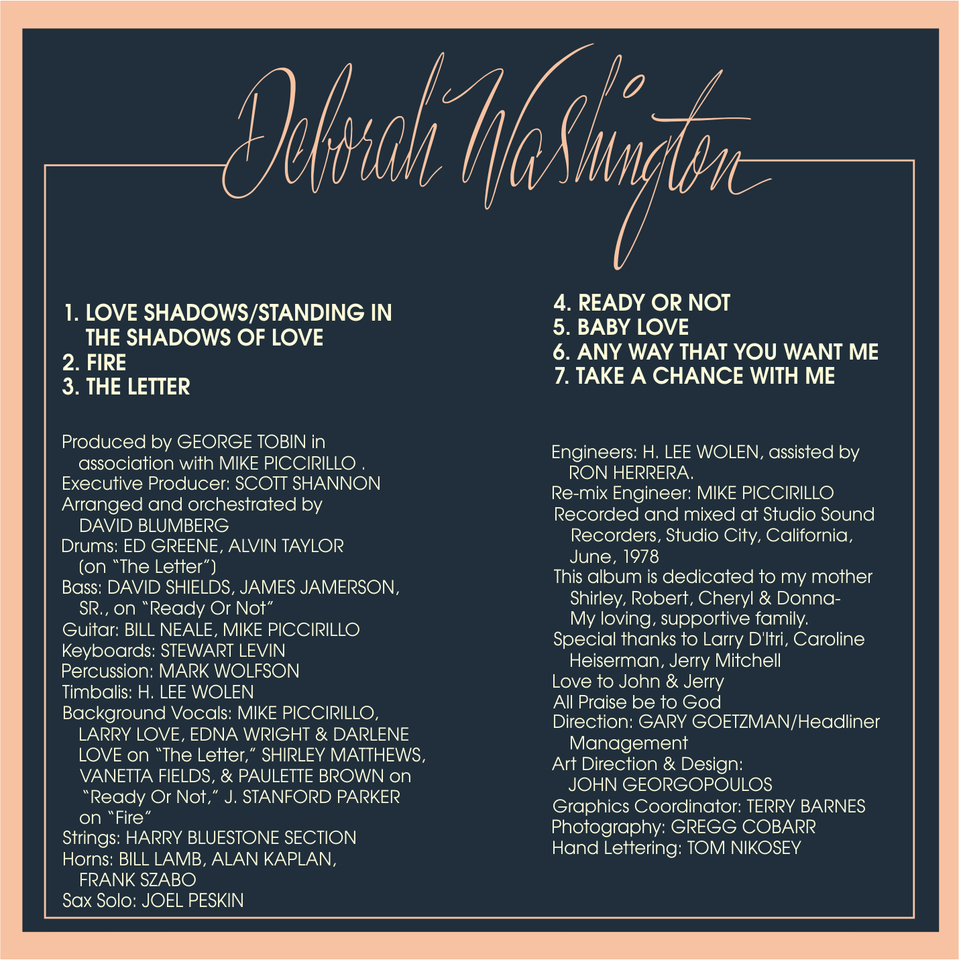 Deborah Washington - Any Way You Want It Import 24Bit Remastered CD | eBay