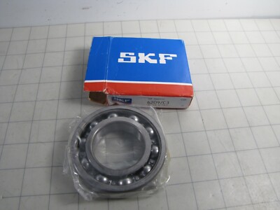 SKF Explorer 6209/C3 Single Row Deep Groove Ball Bearing 45x85x19mm NEW ...