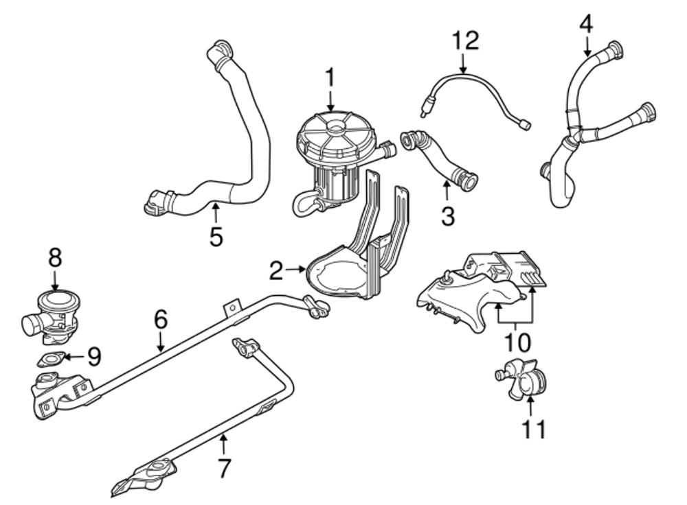 BMW+11727514860+Genuine+OEM+Factory+Original+Control+Valve+Gasket for ...