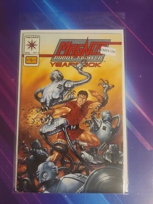MAGNUS ROBOT FIGHTER YEARBOOK #1 VOL. 2 9.6 VALIANT ENTERTAINMENT CM54 ...