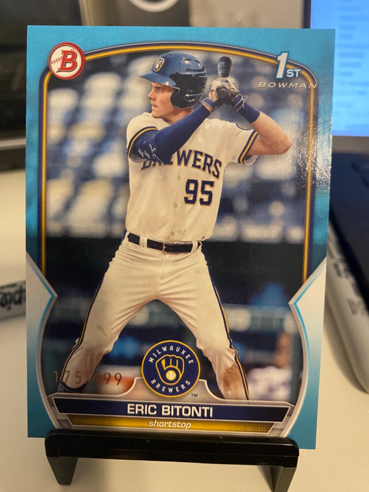 Eric Bitonti 2023 Bowman 1st Prospect RC Light Blue 175/499 | eBay