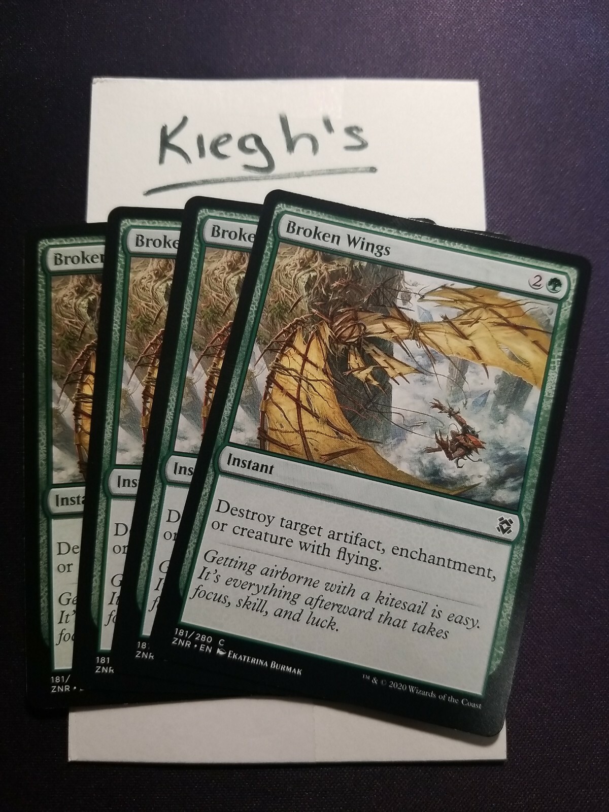 Mtg Broken Wings x4 | eBay