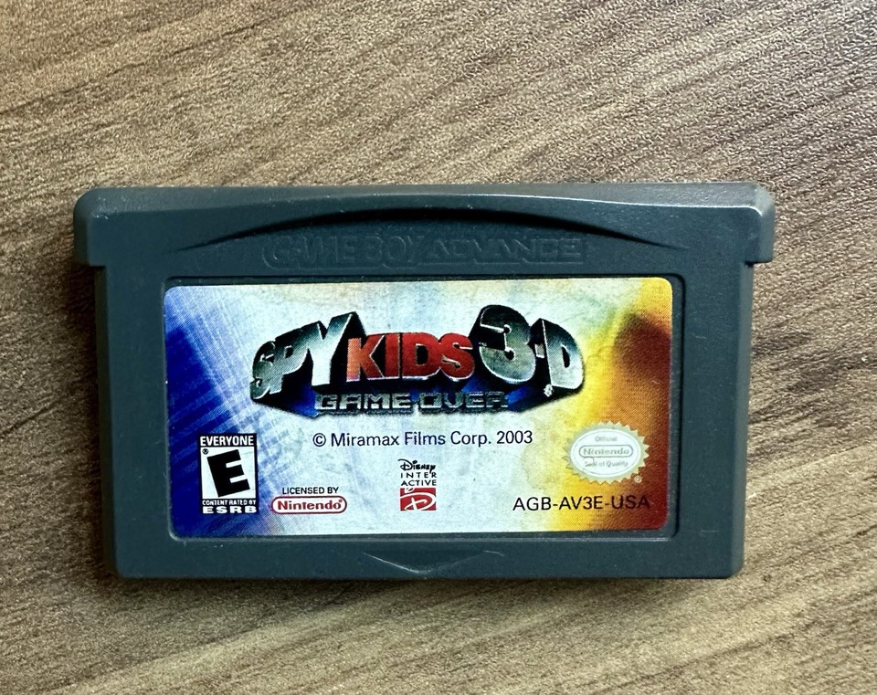 Spy Kids 3D: Game Over | Nintendo Gameboy Advance GBA | Tested & Saves ...