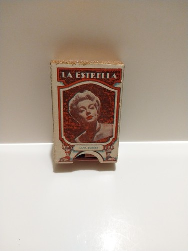 Vintage Matchbox Matches La Estrella Lana Turner Gary Cooper | eBay
