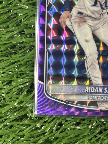 2025 Bowman - Chrome Prospects Aidan Smith #BCP-81 Purple Geometric ...