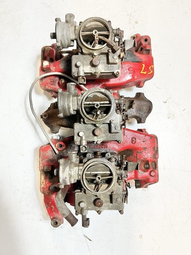 57 58 GM Pontiac 347ci Tri-Power Intake Manifold | eBay
