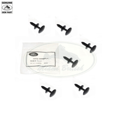 LAND ROVER PLASTIC RIVET SET x6 LR3 LR4 RANGE SPORT DISCOVERY 5 DEF ...