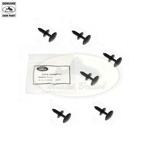 LAND ROVER PLASTIC RIVET SET x6 LR3 LR4 RANGE SPORT DISCOVERY 5 DEF ...