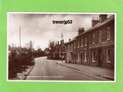 Buckingham Road Bletchley Nr Milton Keynes unused RP pc Valentines Ref ...