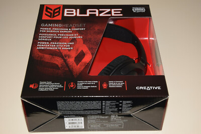 Creative Sound Blaster Blaze Gaming Headset with Detachable Noise ...