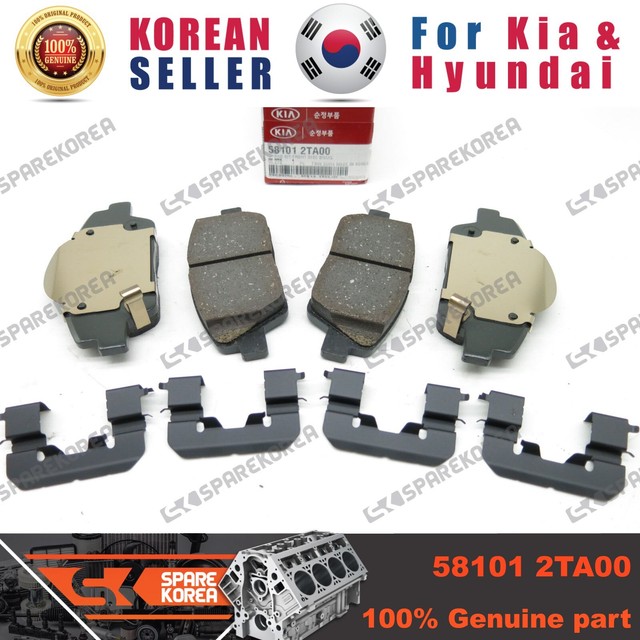 581012TA00 Genuine Hyundai / KIA Pad Kit Brake Front for sale online | eBay