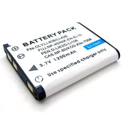 1200mAh Battery for Sanyo Xacti VPC-E1403 VPC-E1500TP VPC-T70 VPC-T700 ...
