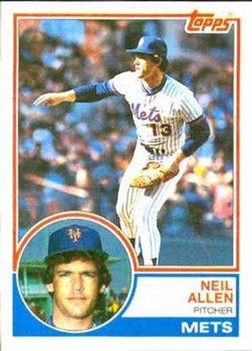 #575 Neil Allen - New York Mets - 1983 Topps Baseball | eBay