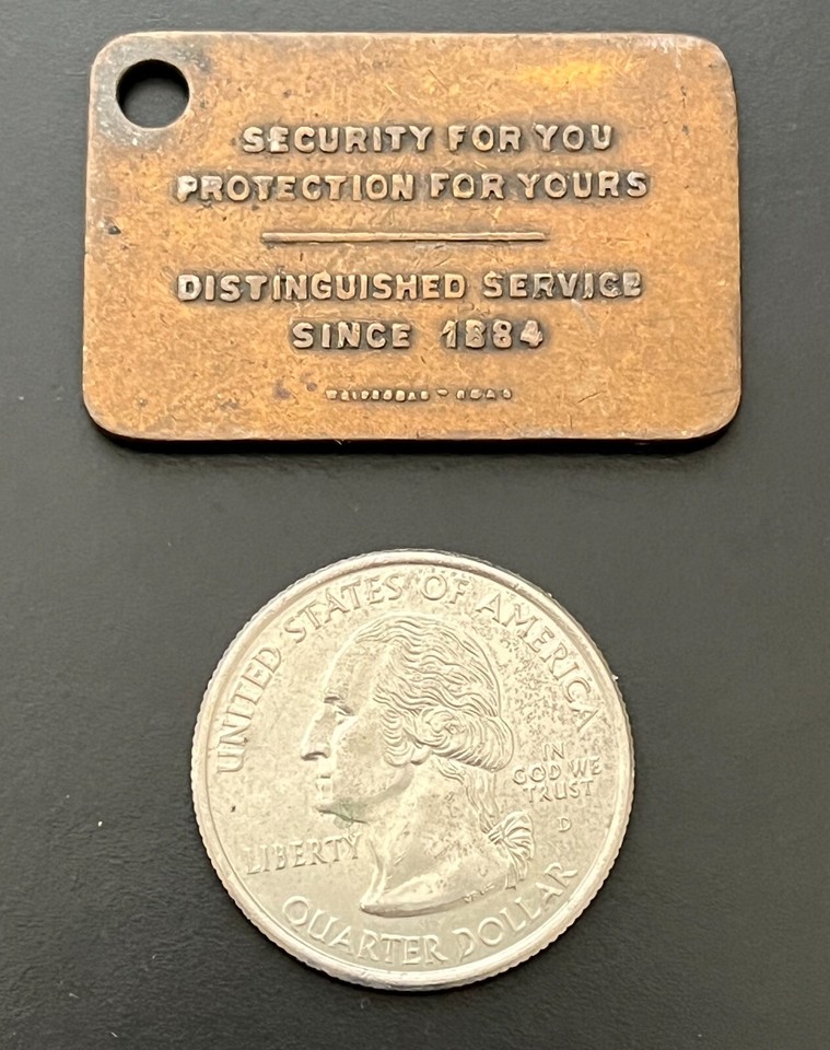 Franklin Life Insurance Company Springfield Illinois IL Tag Token ...