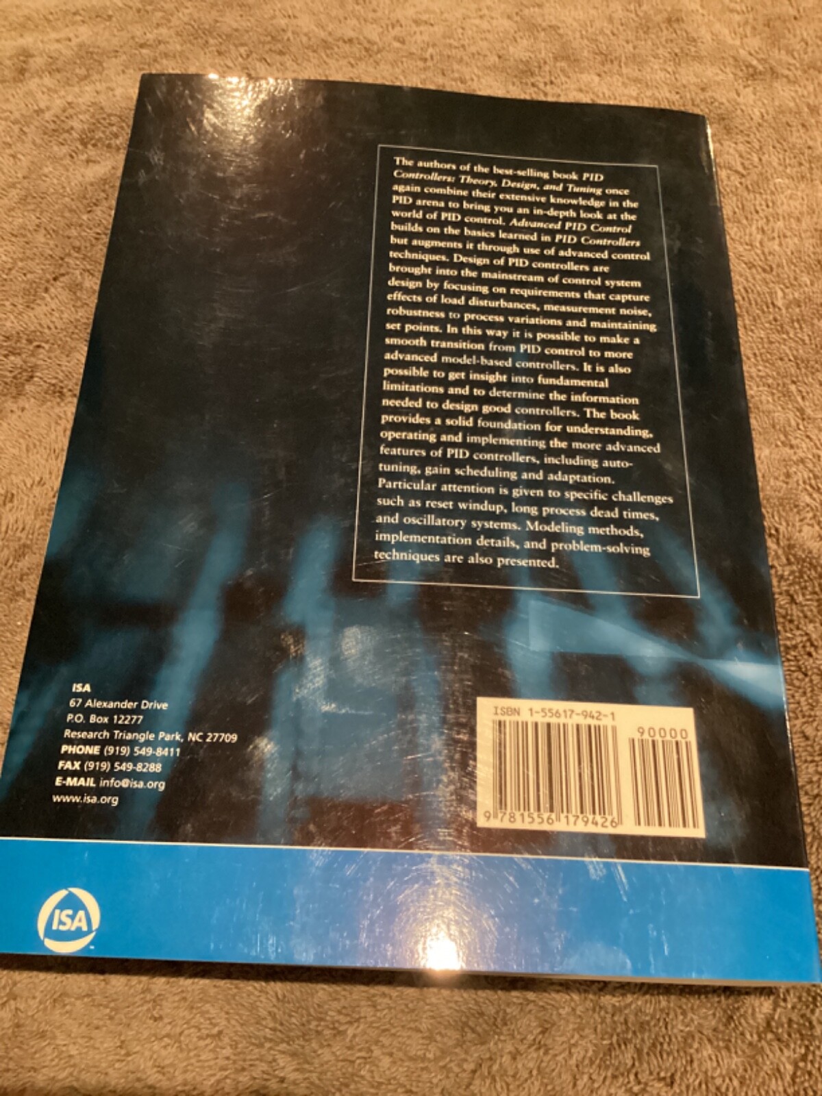 Advanced PID Control by Tore Hagglund and Karl J. Astrom (2006, Trade ...