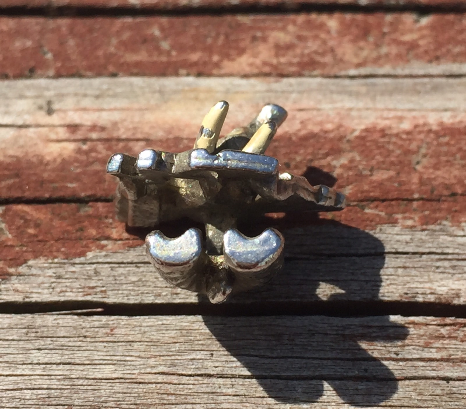 Vintage 1950's IKE Eisenhower Rhinestone Elephant Button Pin Bogoff ...