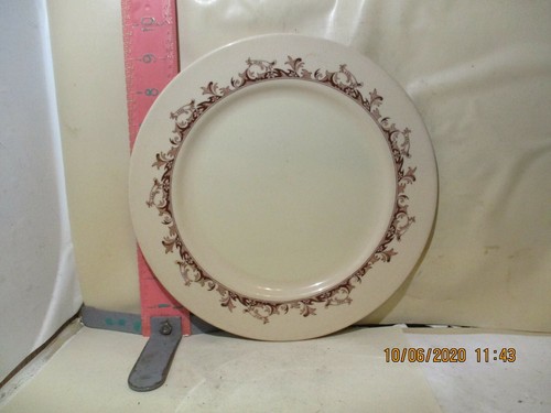MAYER CHINA RESTAURANT WARE 9 3/4 INCH PLATE - CURTIS PATTERN , NO ...
