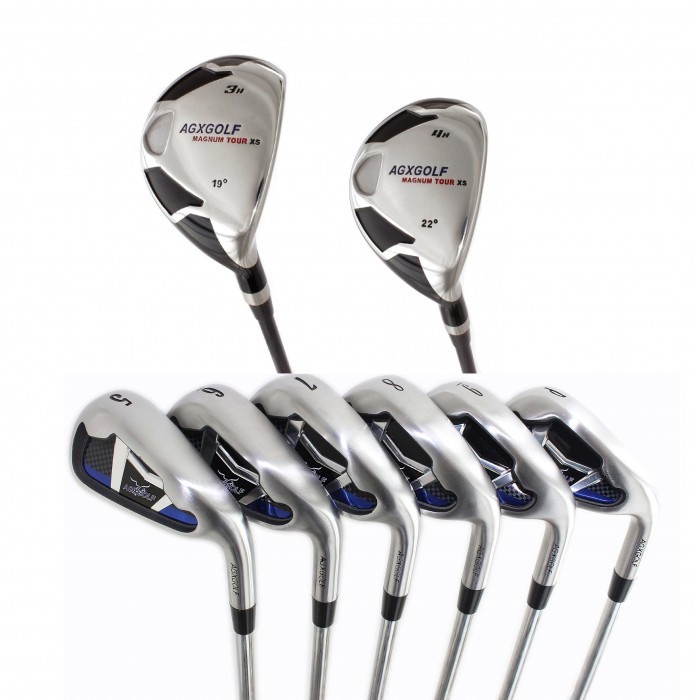 AGXGOLF SENIOR GRAPHITE 65g MENS LH or RH HAND MAGNUM IRON SETS: 3+4 ...