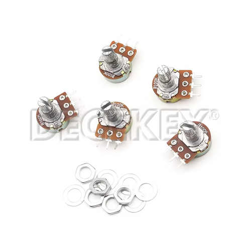 Linear Potentiometer 1K 2K 5K 10K 20K 50K 100K 250K 1M Potentiometers ...