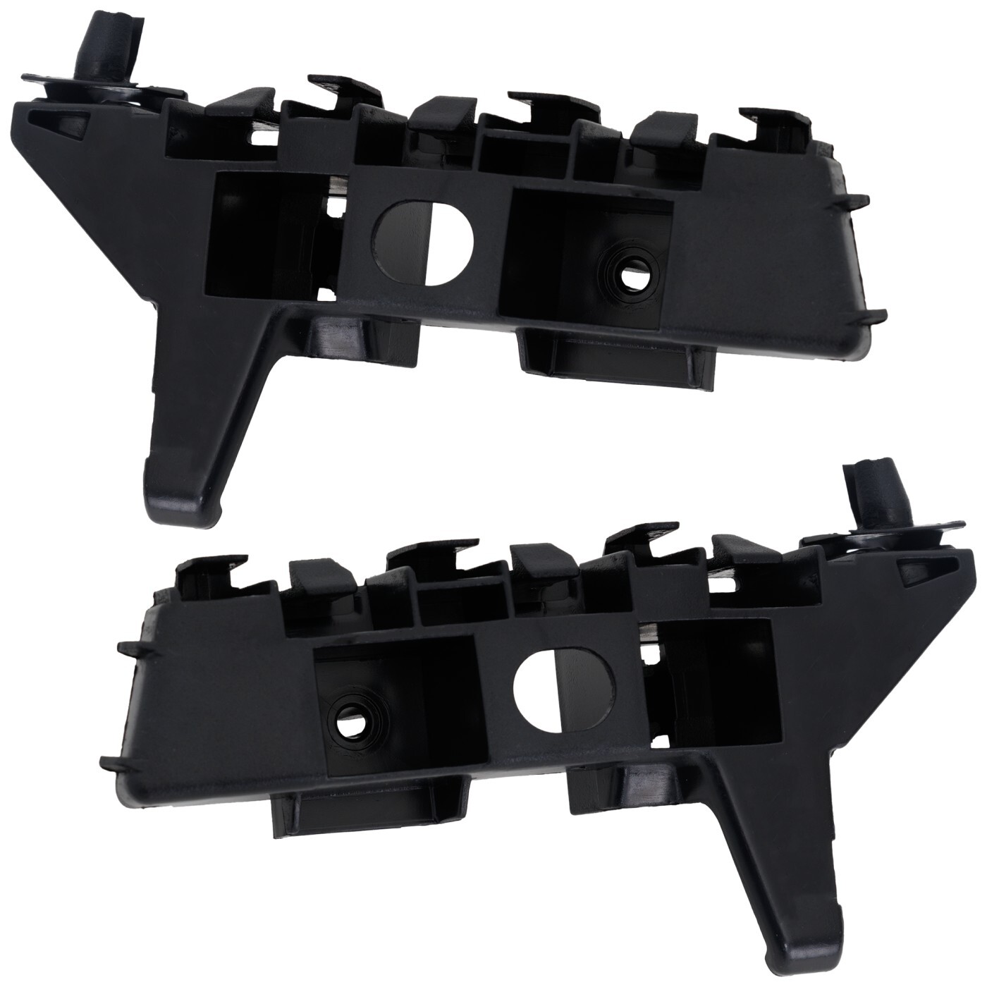 Pair Set of 2 Bumper Face Bar Retainers Brackets Braces Mounting Kit ...