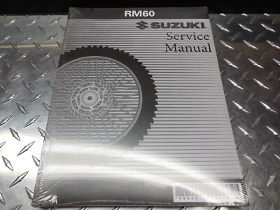 OEM SUZUKI 2003 RM60 DIRT BIKE SERVICE MANUAL REPAIR 99500-20241-01E | eBay