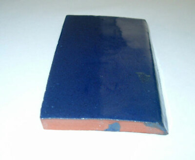1 Flat Trim Tile 2x4 inches one side finished handmade mexican Tiles # ...