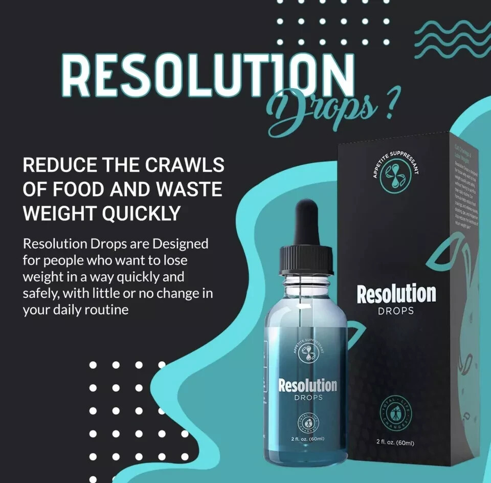TLC Resolution Drops - Appetite suppressant - Lose Weight - Weight Loss ...