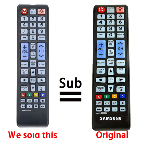 AA59-00600A Replace Remote For SAMSUNG TV UN46EH5000FXZA UN40EH6000FXZA ...