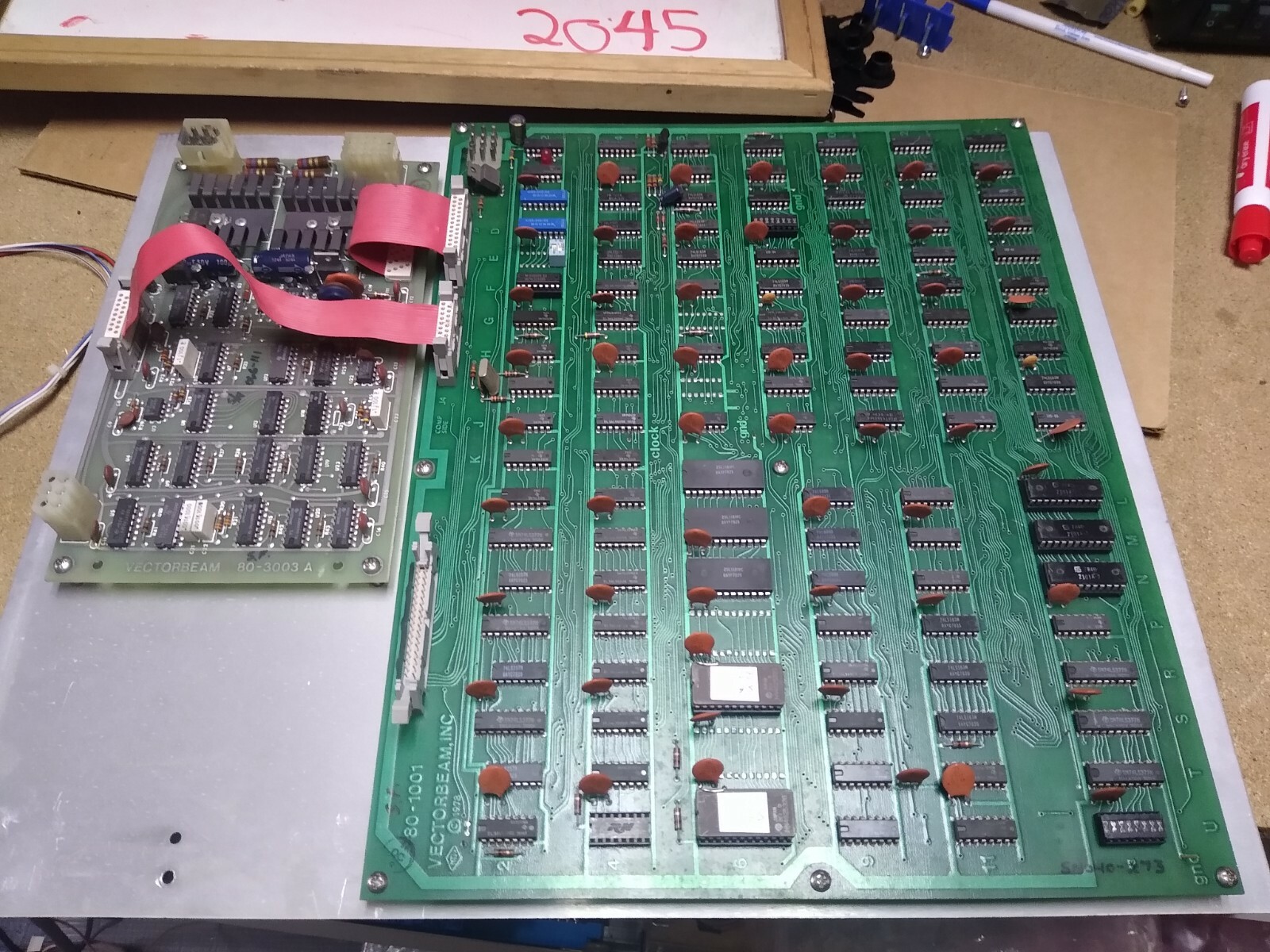 SPEED FREAK - 1978 Vectorbeam - Rebuilt Working non-JAMMA Arcade PCB w ...