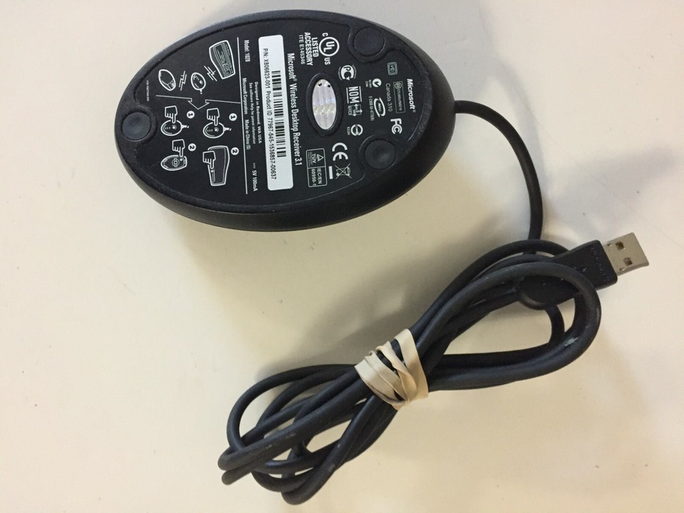 Genuine Microsoft Wireless USB Desktop Receiver 3.1 P/N X806623-001 | eBay