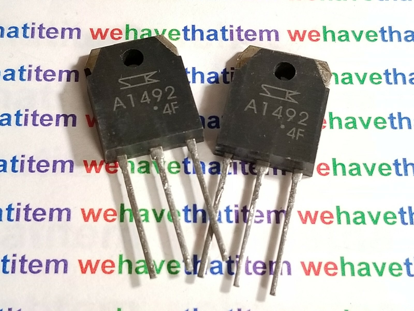 2SA1492 / A1492 / TRANSISTOR / TO3P / 2 PIECES (qzty) | eBay