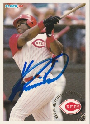 KEVIN MITCHELL CINCINNATI REDS SIGNED 1994 FLEER CARD #416 | eBay
