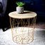 Tromso Basket Side Table With Removable Top Extra Storage for Toys ...