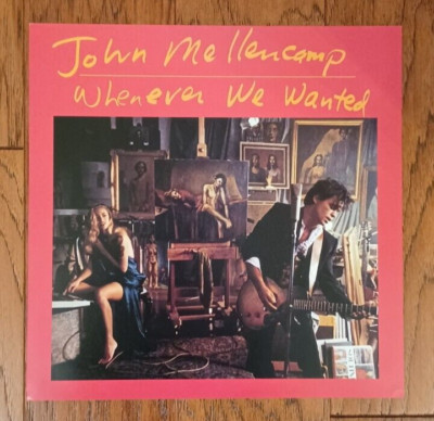 JOHN MELLENCAMP - "Whenever We Wanted" 2-Sided 12 x 12 Promo Poster ...