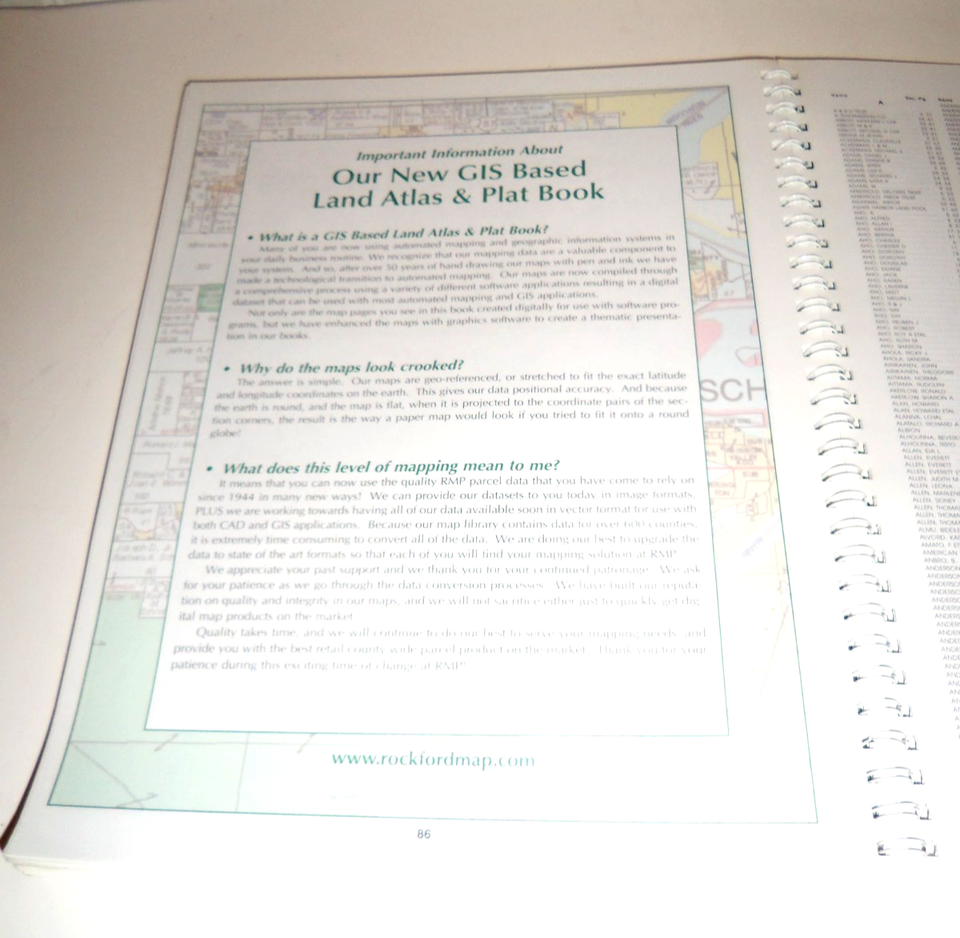2003 Houghton & Keweenaw Counties Michigan Land Atlas & Plat Book ...