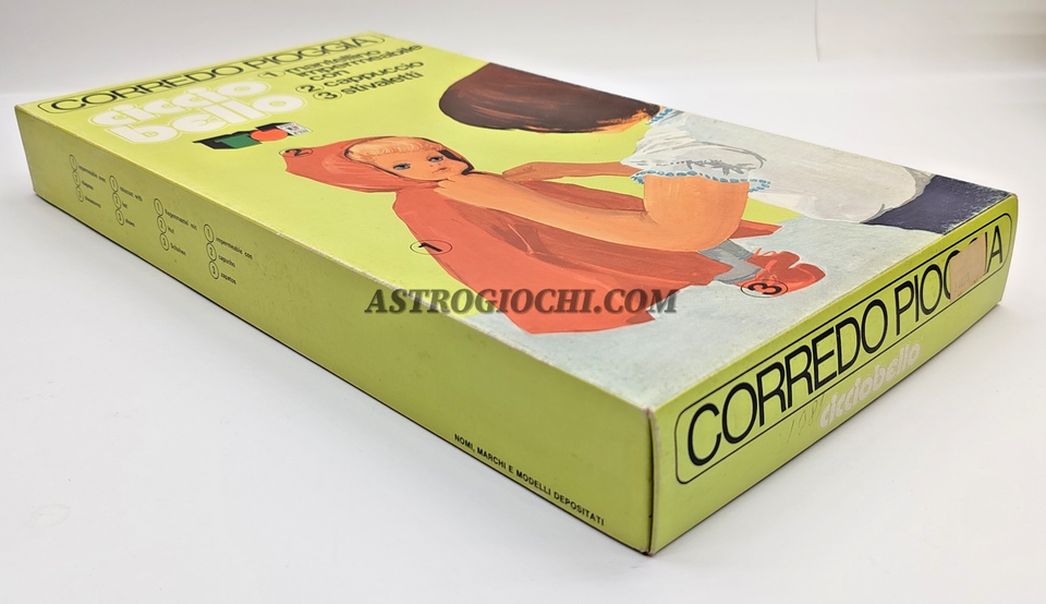 SEBINO CORREDO MANTELLINO PIOGGIA BAMBOLA DOLL CICCIOBELLO VINTAGE 70 ...